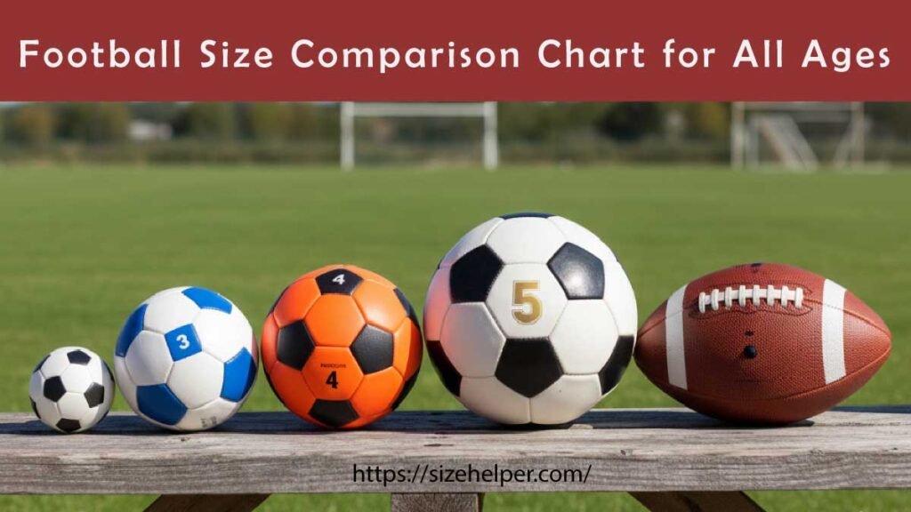 Football Size Chart 2025: Ultimate Guide with Free PDF - Size Helper